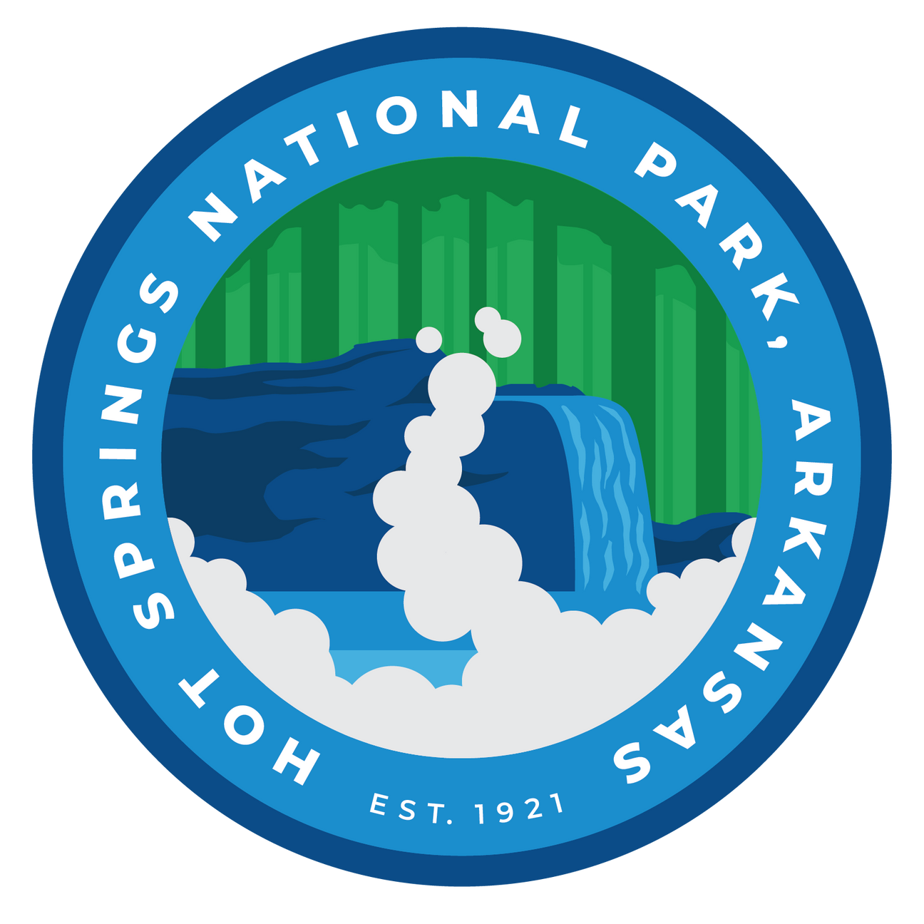 Hot Springs National Park Vinyl Sticker – Park Paperie