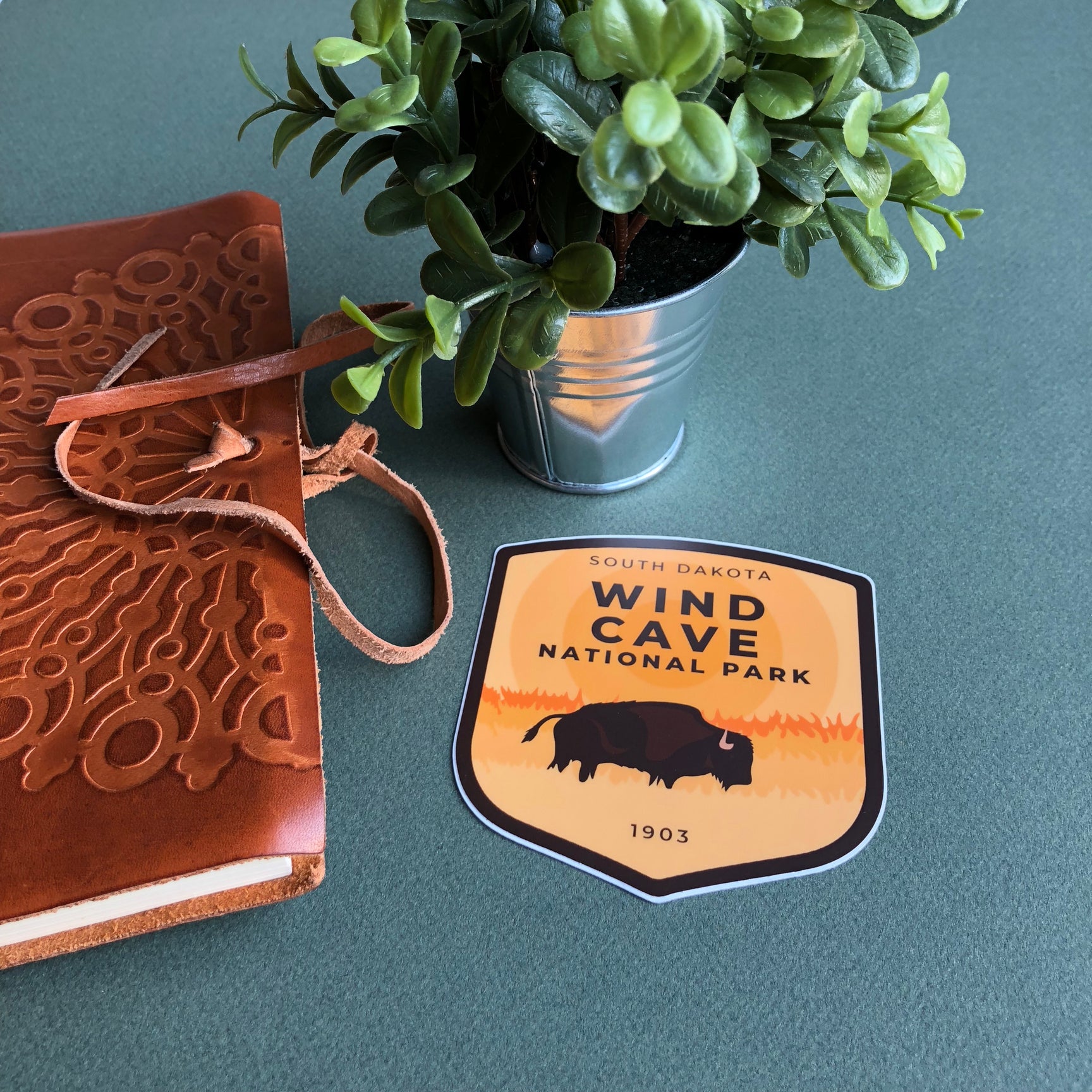 Wind Cave National Park Vinyl Sticker – Park Paperie
